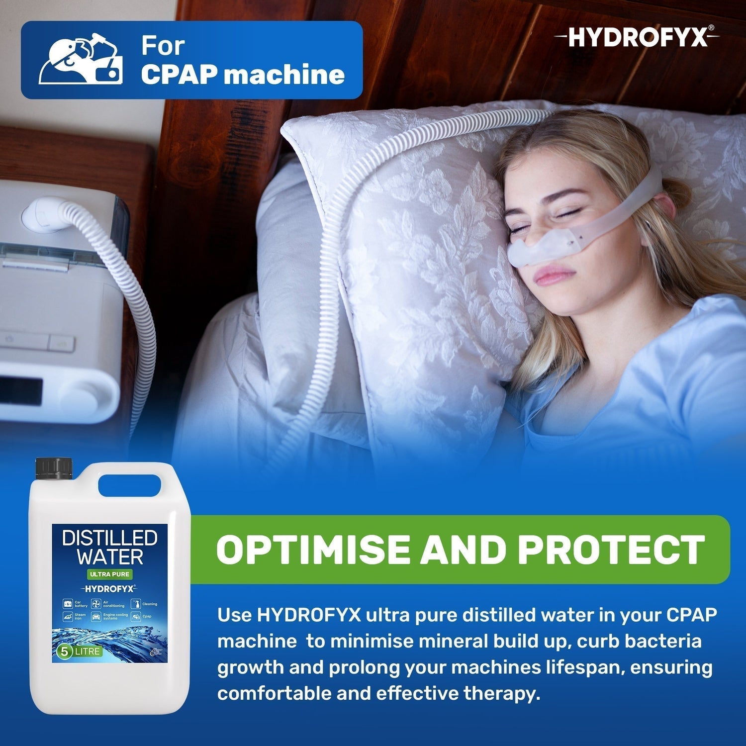 What Water Should You Use in a CPAP Machine? | Distilled Water UK