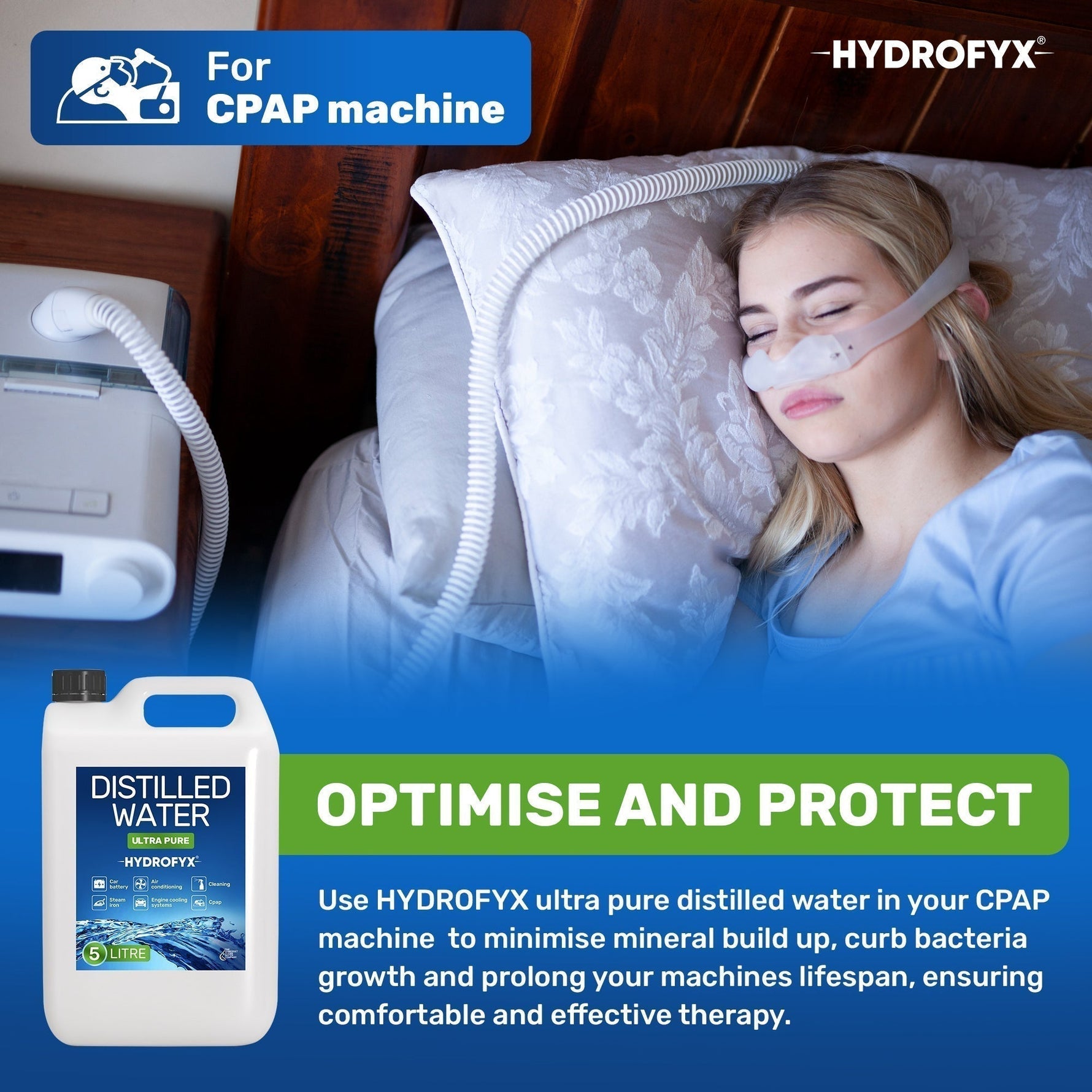 What Water Should You Use in a CPAP Machine? | Distilled Water UK